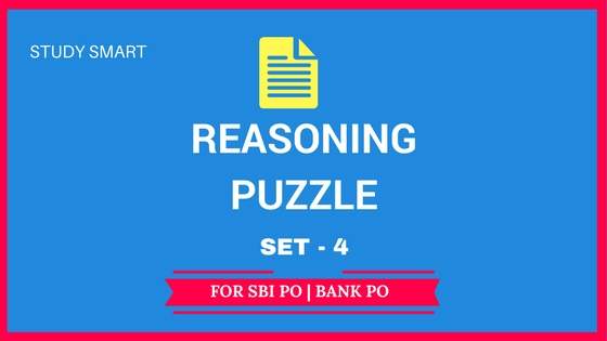 Reasoning Puzzles High Level For SBI PO SET 4